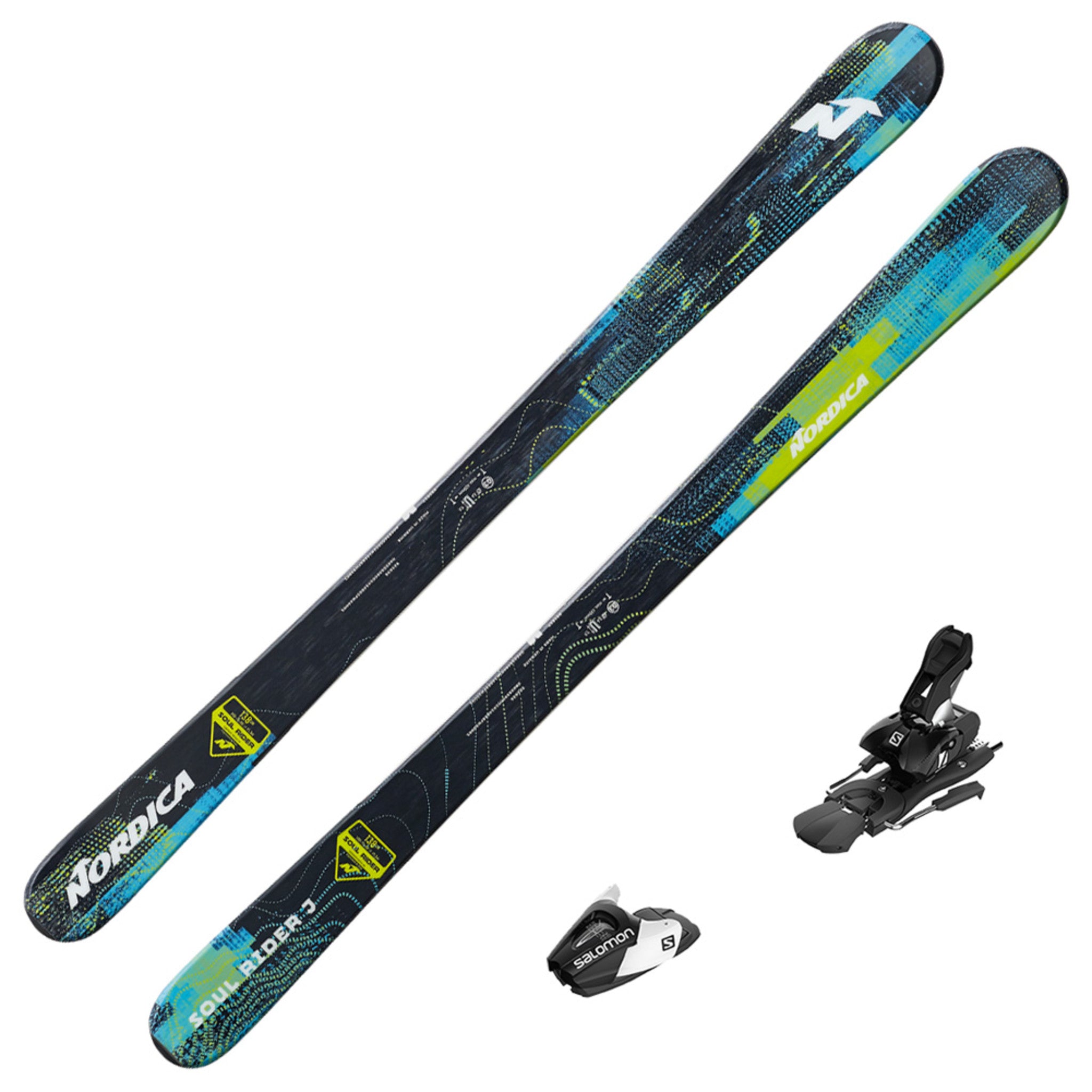 2022 Nordica Soul Rider J Junior Skis w/ Salomon N L7 Easy Track Bindi – Ski Essentials