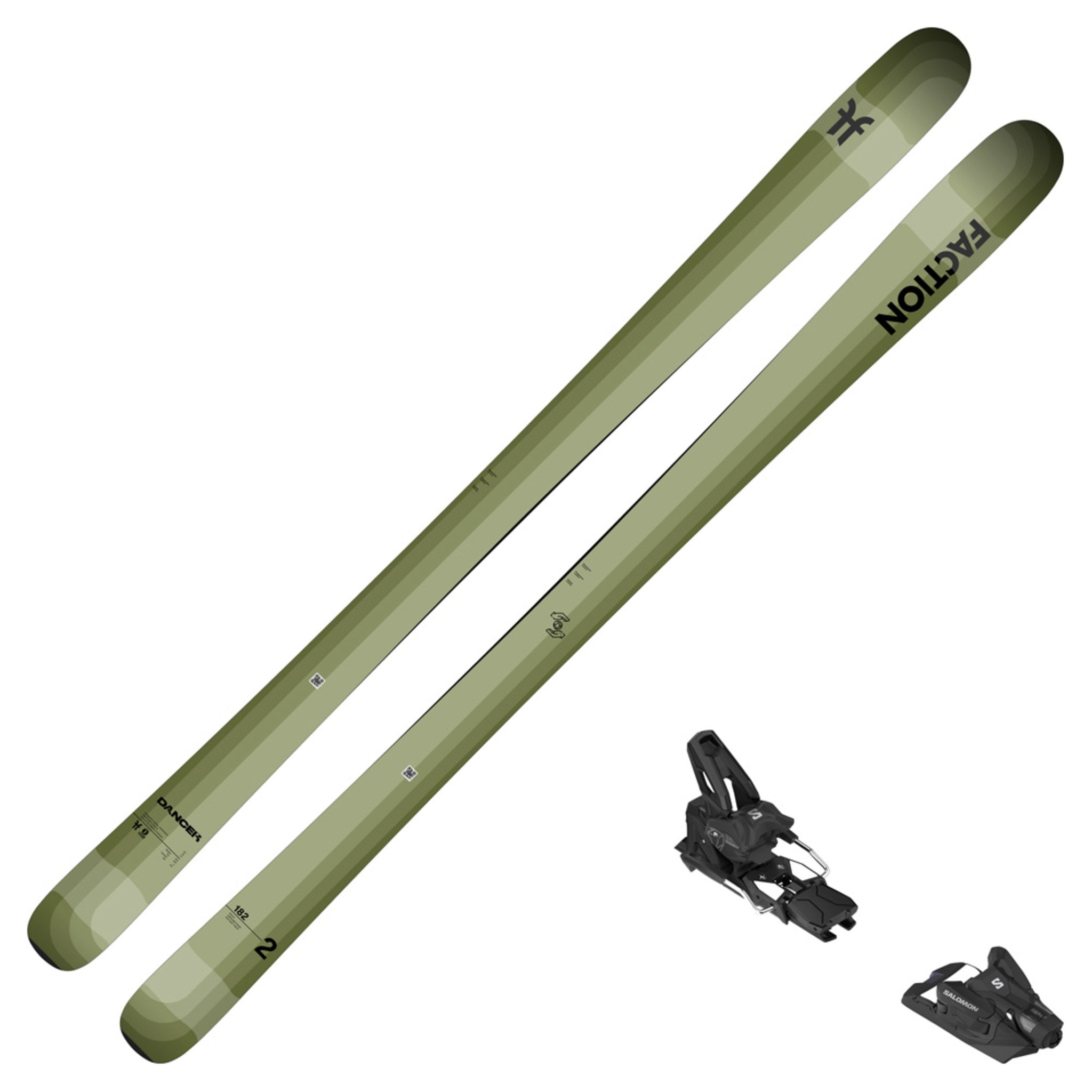 2023 Faction Dancer 2 Skis w/ Salomon Strive 14 GW Bindings – Ski ...