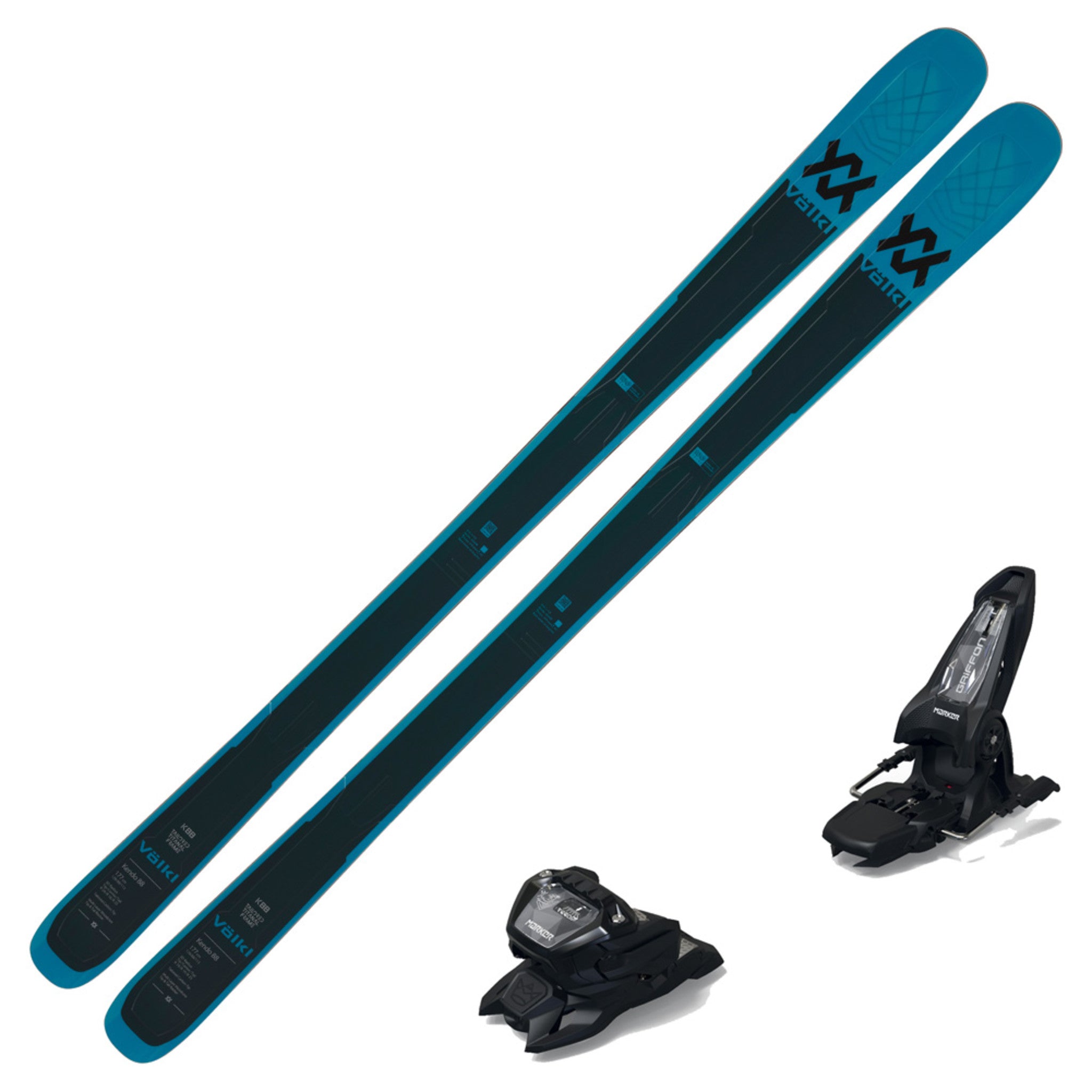 2023 Volkl Kendo 88 Skis w/ Marker Griffon 13 ID Bindings – Ski Essentials