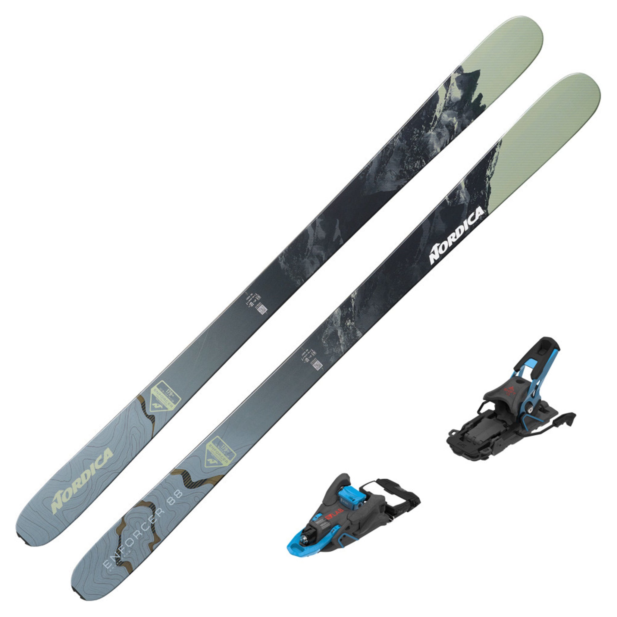 2024 Nordica Enforcer Unlimited 88 Skis with Salomon S/Lab Shift MNC 1 ...