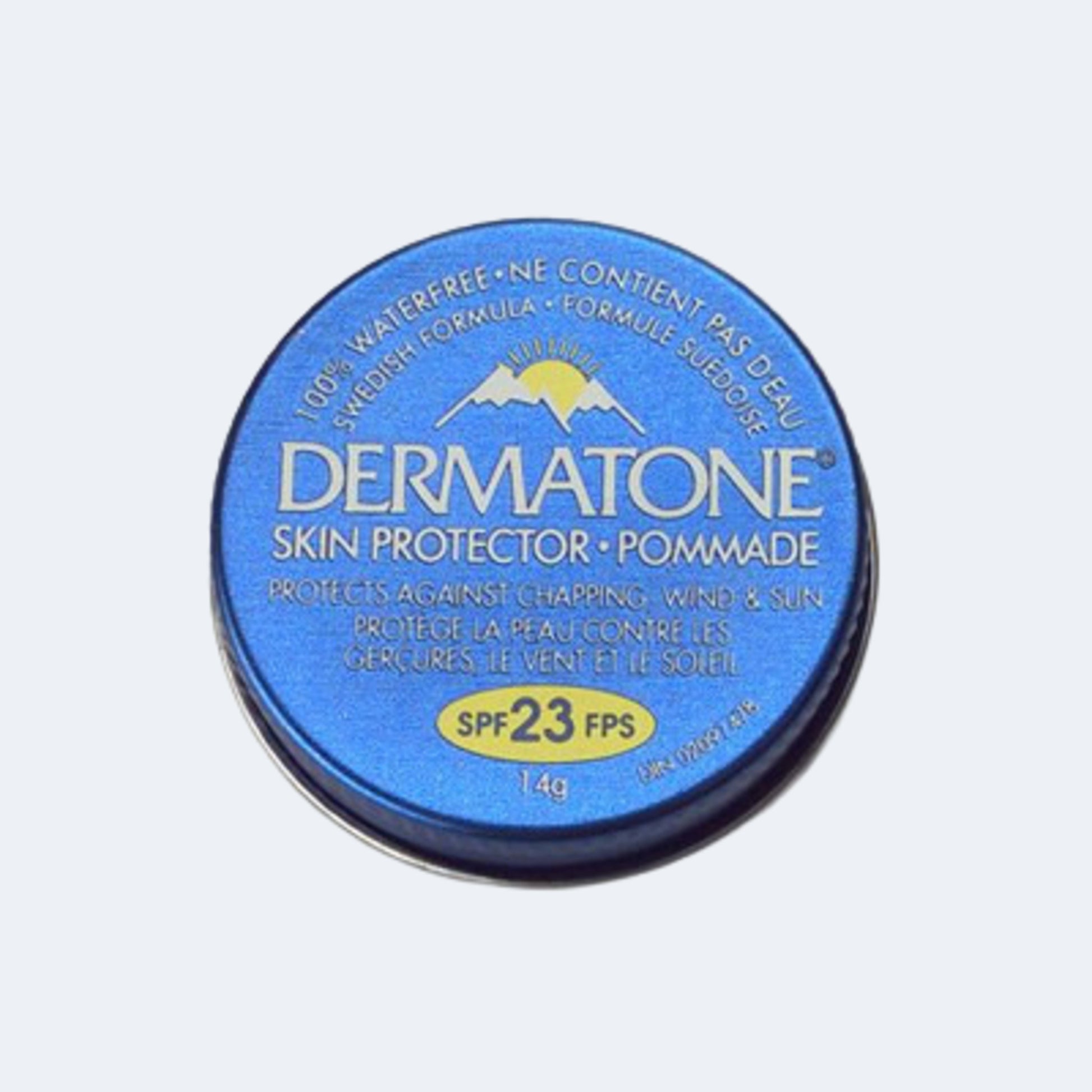 Dermatone Skin Protector Mini Tin SPF 23 .5oz – Ski Essentials Dermatone Skin Protector Mini Tin SPF 23 .5oz – Ski Essentials